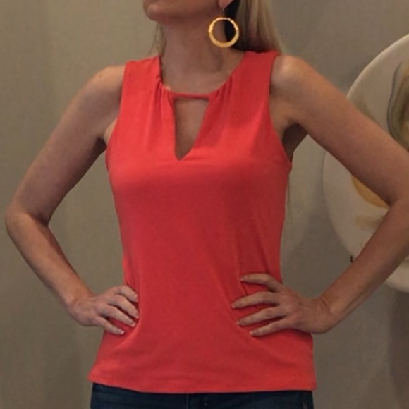 Tops | Express Brand New Stylish Key Hole Top V Design | Poshmark